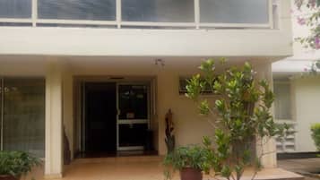 Entrada do alojamento