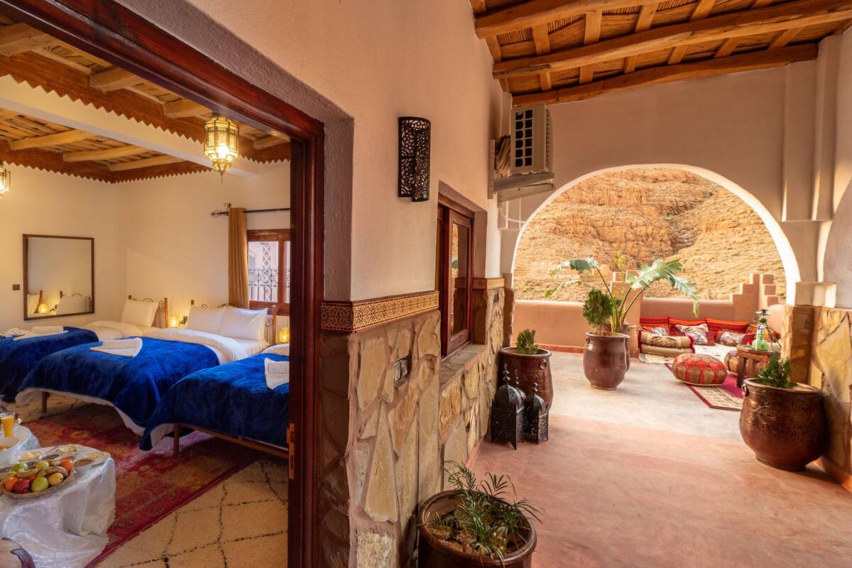 Quarto Quádruplo Deluxe | Cofre no quarto, secretária adequada para computadores portáteis 
