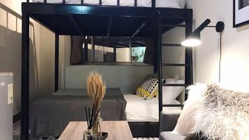 Apartamento galeria, 1 quarto (806) | 1 quarto, individualmente decorados, individualmente mobiliados