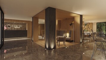 Sala de estar do lobby