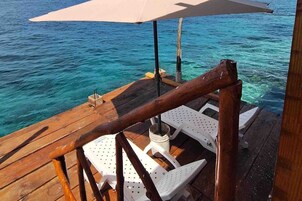 Cabana de Madeira Panorâmica | Terraço/pátio interior