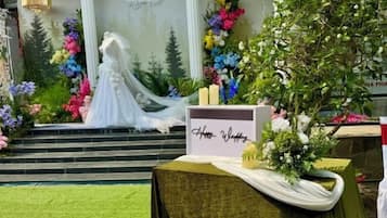 Área interna para casamento