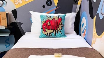 Quarto Twin | Ferro/tábua de engomar, Wi-fi grátis, roupa de cama fornecida