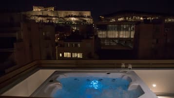 Penthouse de Luxo, 1 quarto, banheira de hidromassagem, Vista para a cidade (5&6) | Vista da varanda