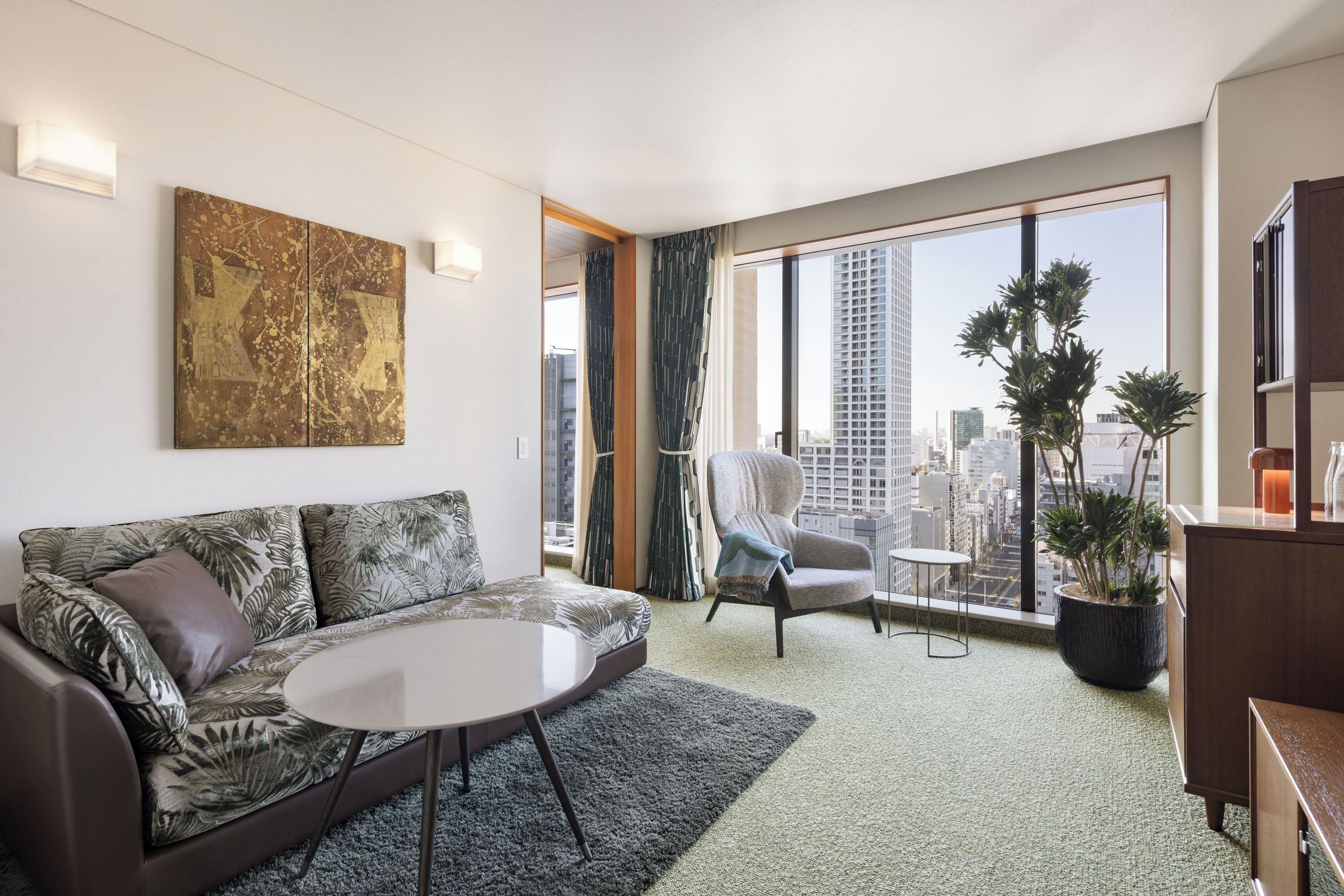 Suite, 1 cama king-size, não fumadores, Vista para a cidade (AOYAMA) | Roupa de alta qualidade, edredões de penas, minibar grátis 