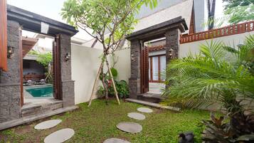 Entrada do alojamento