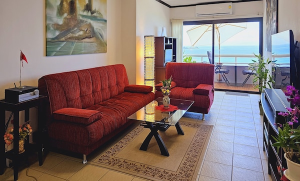Patong Tower Full Sea View Apartment In Phuket Mit 4 Schlafplätzen - Patong