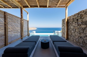 Suite Deluxe, piscina privativa, vista para o mar | Vista do quarto