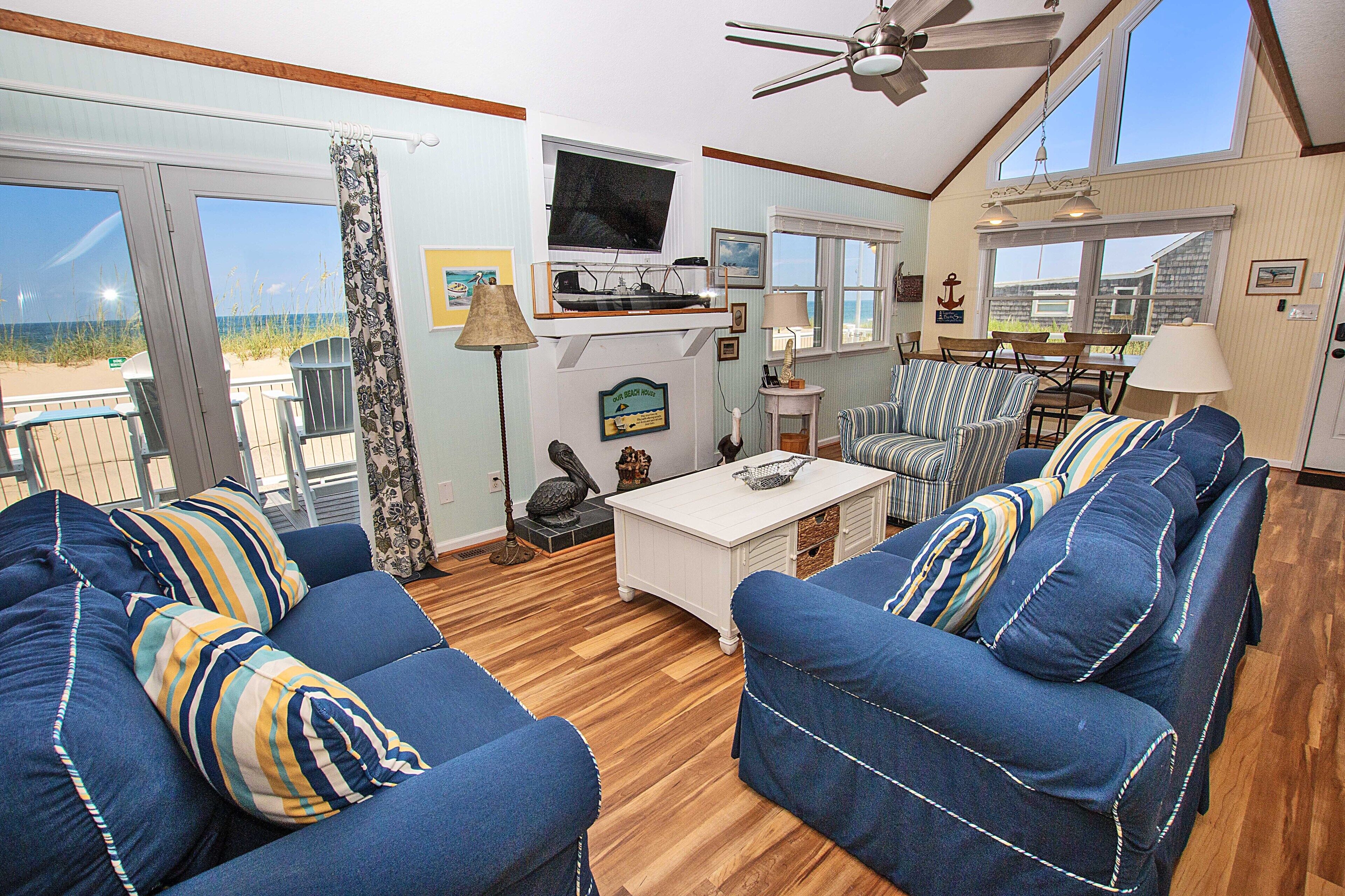Oceanfront, Ocean Views, Beach Access, Close To Shopping, Kh123, Pelican's Watch - Kitty Hawk, NC