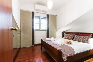 Apartamento, 2 quartos, não fumadores | 2 quartos, berços/camas para crianças, Wi-fi grátis 