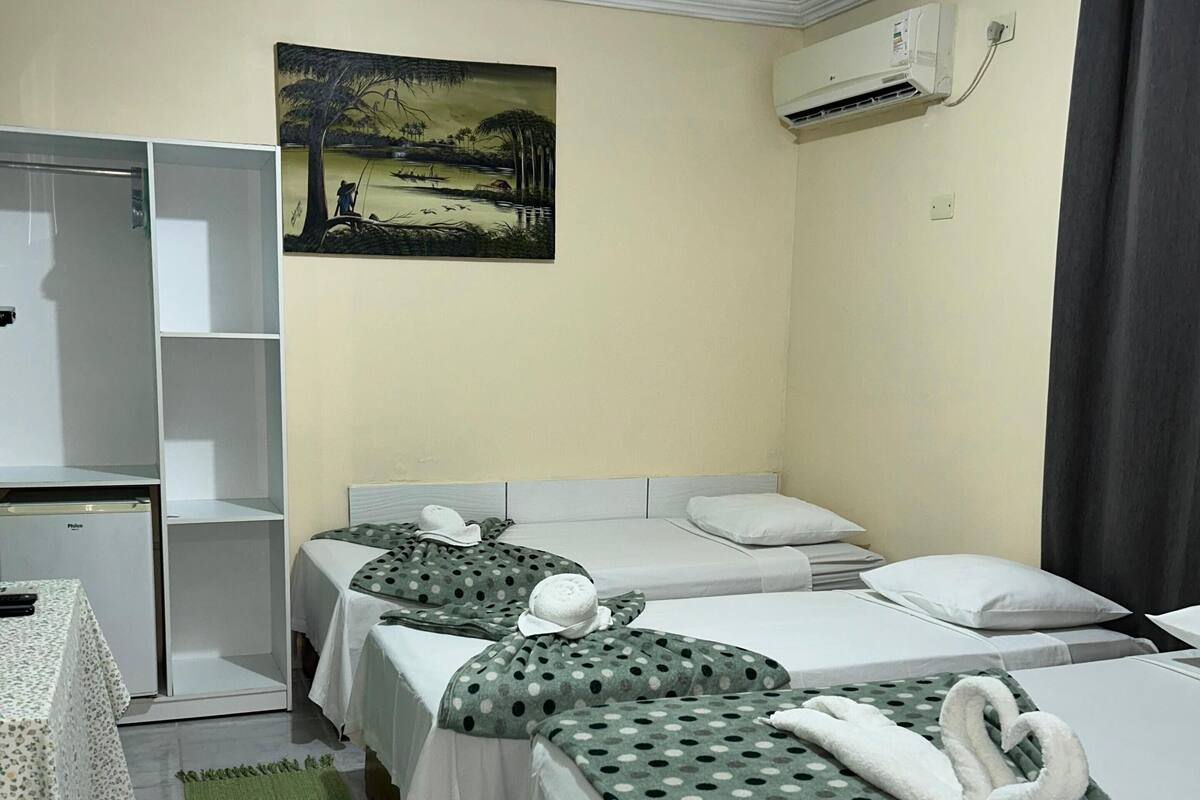 Quarto Quádruplo Standard, 2 quartos | Roupa hipoalergénica, Wi-fi grátis