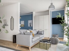 Suite L with sofa bed | Wi-fi grátis, roupa de cama fornecida 