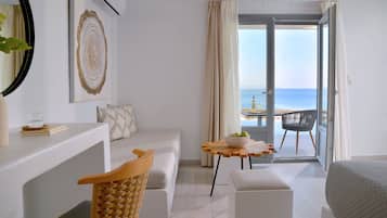 Vila grand, vários quartos, piscina particular, vista para o mar (Mythology) | 1 quarto, cofres nos quartos, escrivaninha