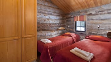 Cabine, 3 quartos, sauna (70 m2) | Secretária, Wi-fi grátis, roupa de cama fornecida