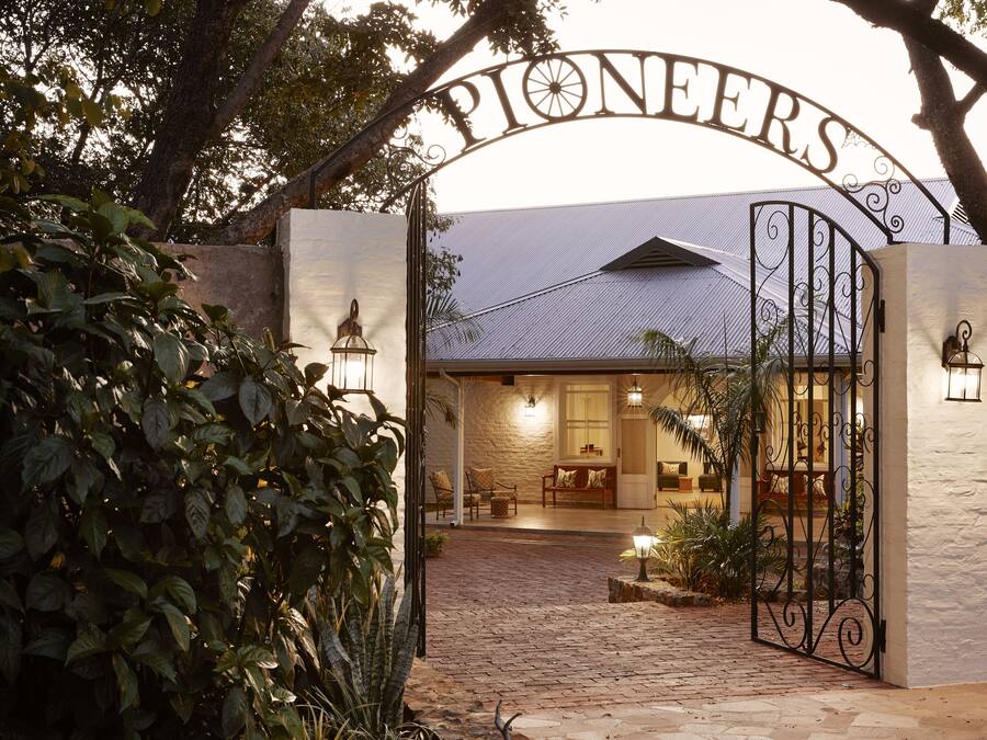 Entrada do alojamento