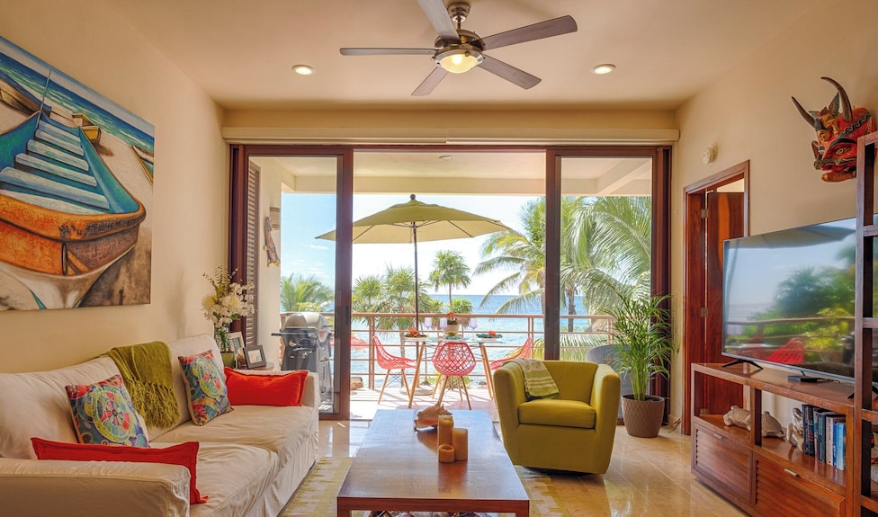 Nouveau Condo En Bord De Mer Au 2e éTage Avec Piscine, Vue Sur Les Caraïbes, Climatisation Et Wifi! - Akumal