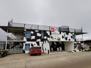 Entrada do alojamento