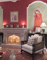 Área de estar no saguão