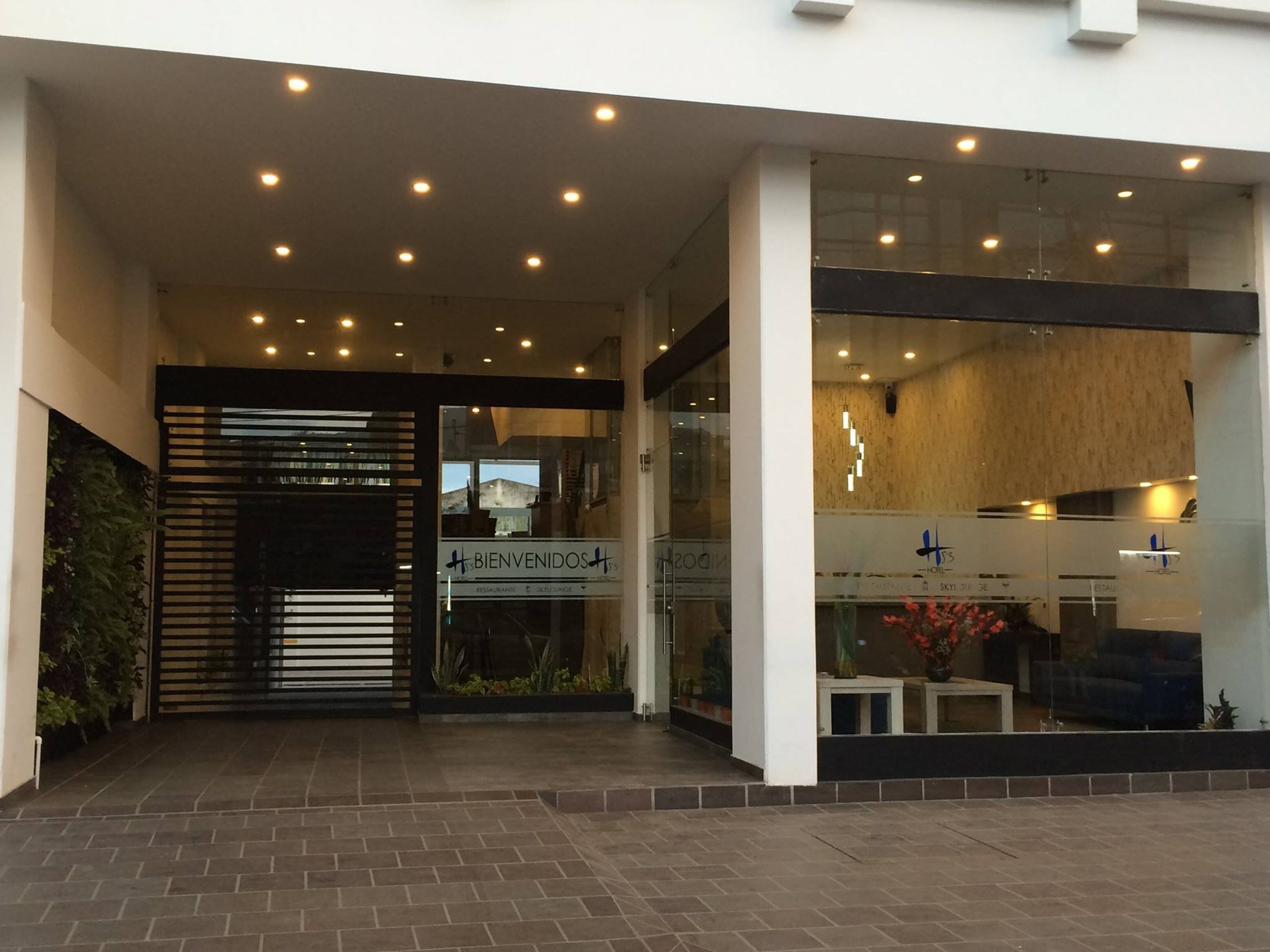 Entrada do alojamento