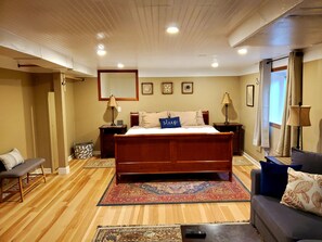 Well appointed basement guest suite with private entrance & backyard ...