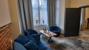 Apartamento premium | 1 quarto, cofres nos quartos, cortinas blackout