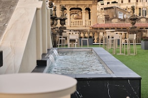 Espaço exterior para banquetes