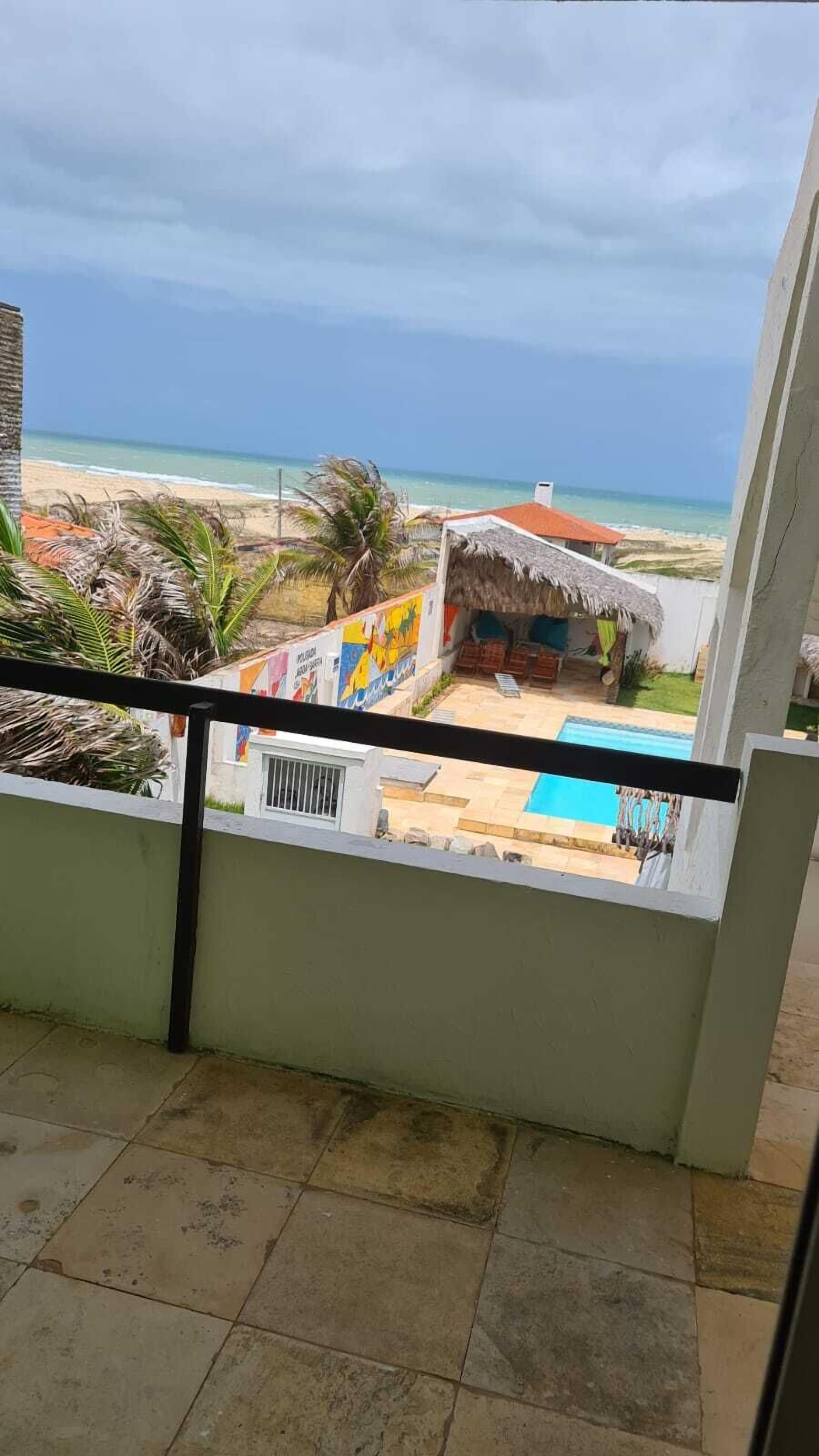 Apartamento superior, 1 quarto, sacada, vista para o mar | Terraço/pátio