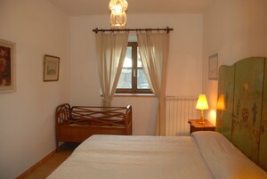 Apartamento, 2 quartos, lareira, vista para o jardim | 2 quartos, roupa de cama fornecida 