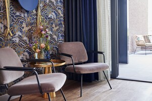 Quarto casal luxo | Terraço/pátio