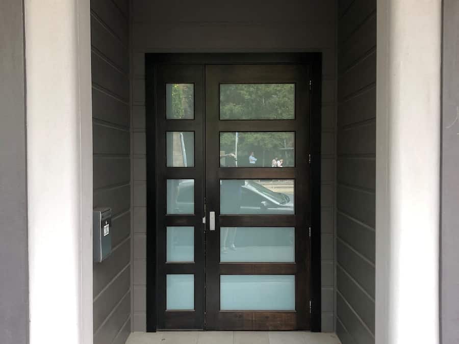 Entrada do alojamento