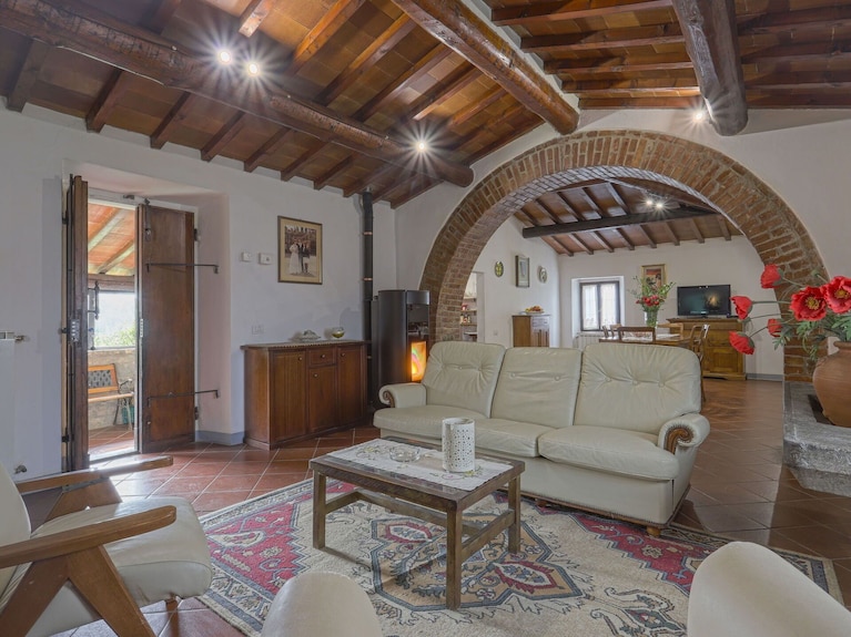 Maravillosa Casa De Vacaciones Privada Con Wifi, Piscina Privada, Tv, Patio, Vista Panorámica - Toscana