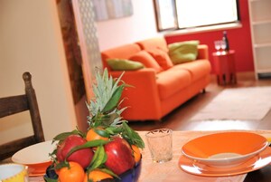 Casa, 2 quartos, terraço, vista para a cidade | Área de estar