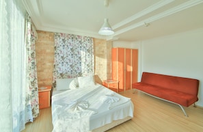 Quarto casal, sacada, vista para o mar