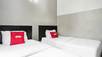 Quarto Twin Deluxe | Secretária, Wi-fi grátis, roupa de cama fornecida