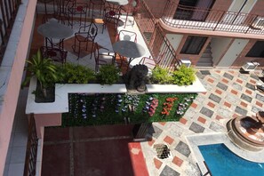 Terraço no piso superior