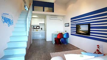 Quarto (Sky) | Individualmente decorados, individualmente mobiliados, Wi-Fi de cortesia