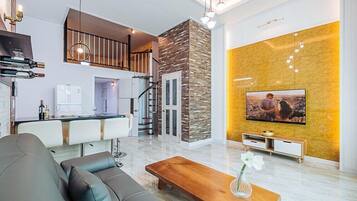 Quarto (1-dong 101) | Wi-Fi de cortesia, roupa de cama