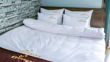 Wi-fi grátis, roupa de cama fornecida