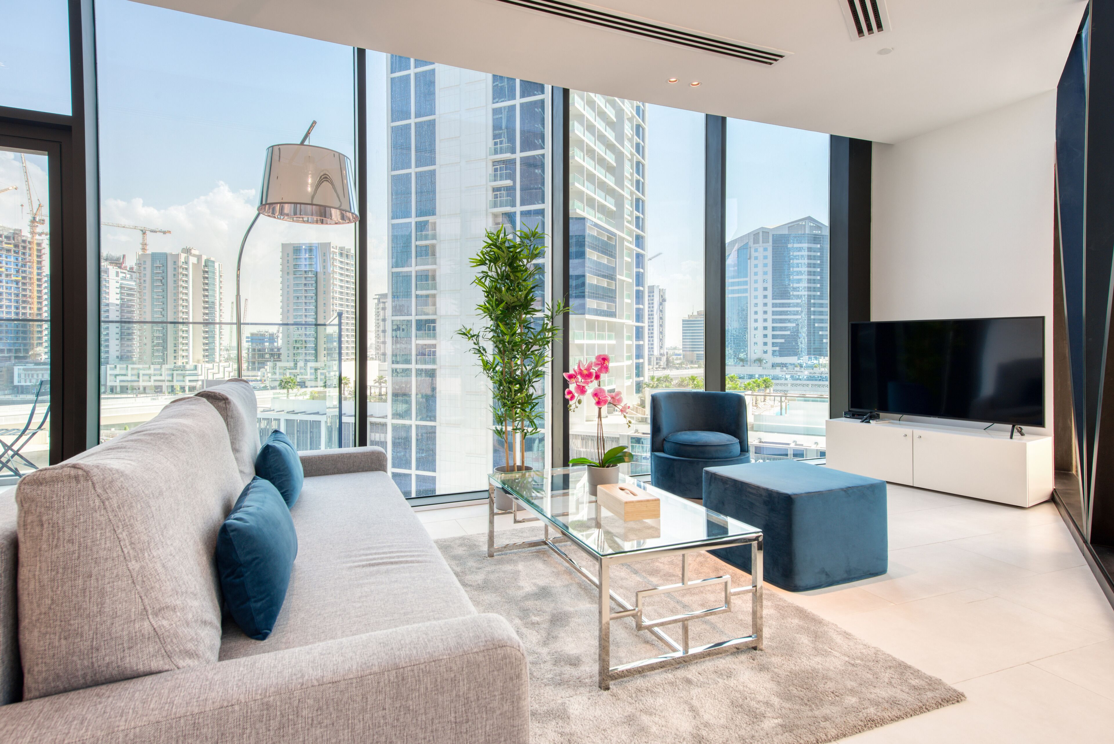 Apartamento luxo, 2 quartos, para não fumantes | Área de estar