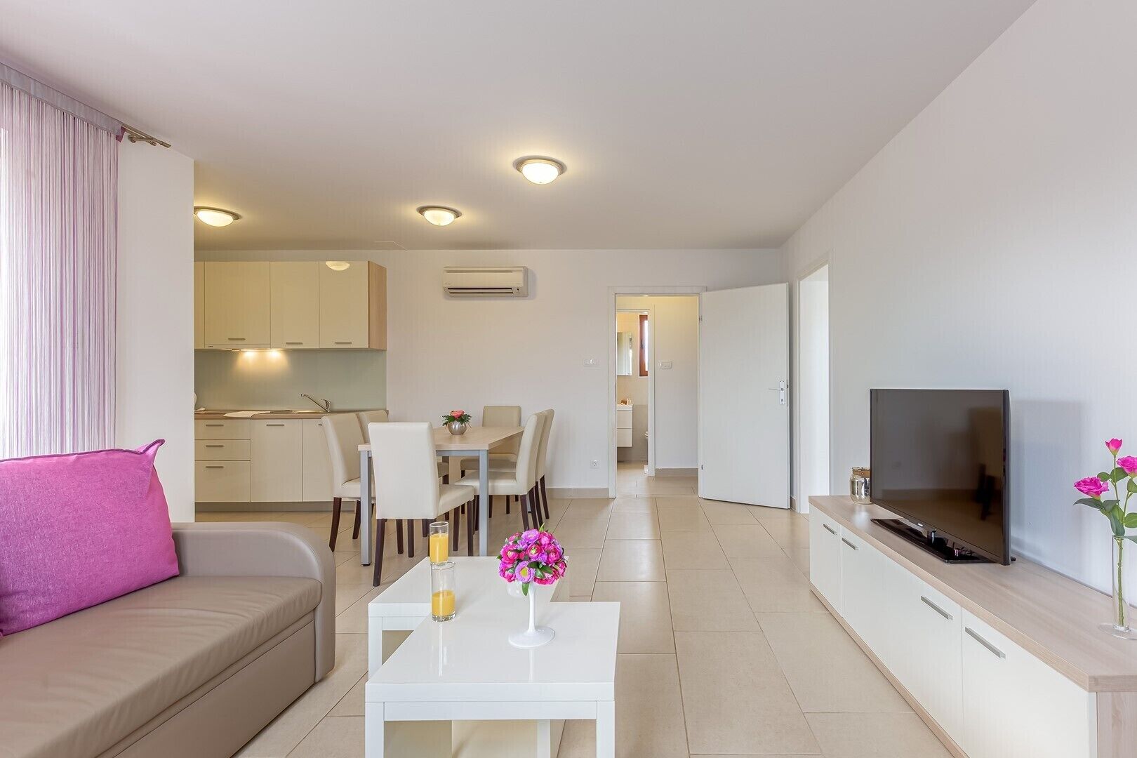 Lovely Apartment Mike 1 In Villa Surrounded By Greenery On Krk - Malinska