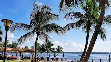 Vista para a praia ou o mar