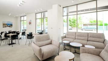 Sala de estar do lobby