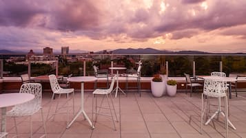 Terraço no piso superior