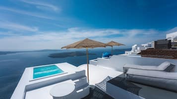 Master Suite - Private Terrace (Outdoor Hot Tub - Caldera View) | Terraço/pátio interior