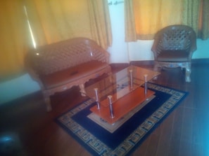 Área de estar no saguão