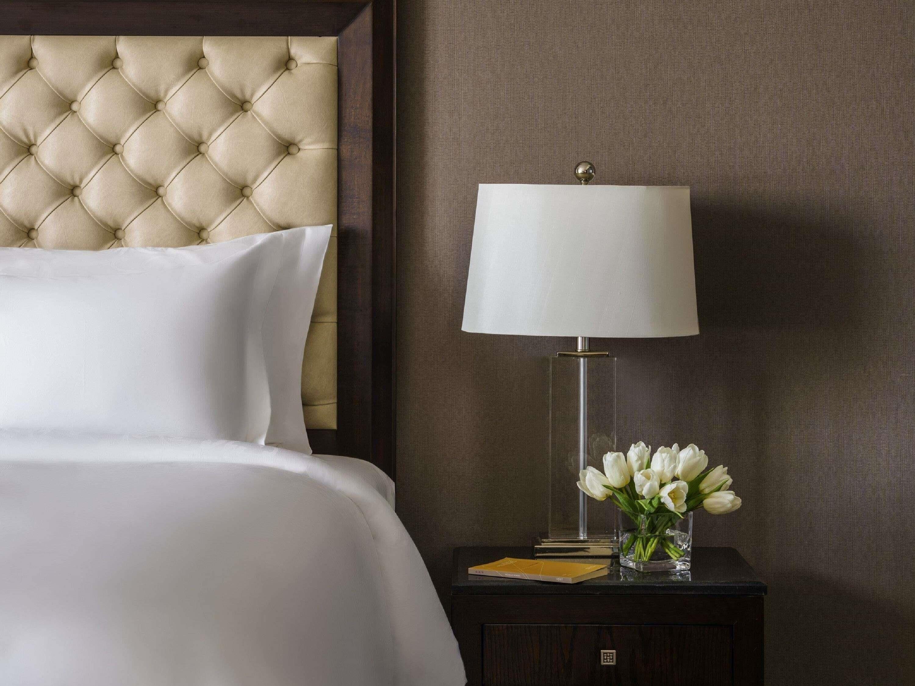 Roupas de cama antialérgicas, camas Select Comfort, frigobar