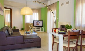 Suite Familiar, 2 quartos, varanda, vista para o mar | Terraço/pátio interior