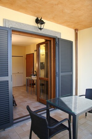 Apartamento Standard, 1 cama de casal | Varanda