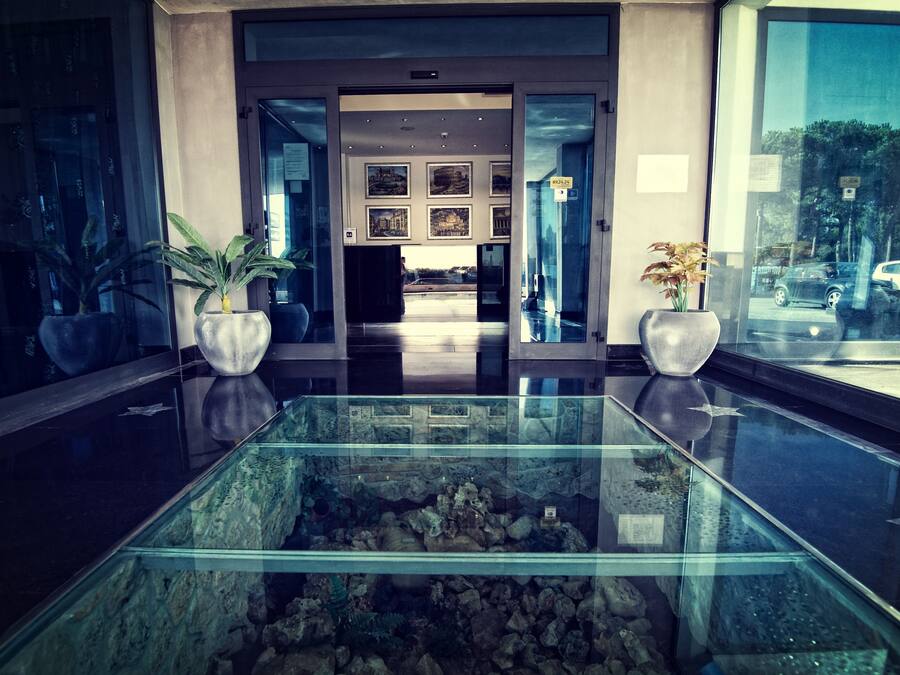 Entrada do alojamento