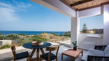 Deluxe Maisonette Sea View | Refeições ao ar livre